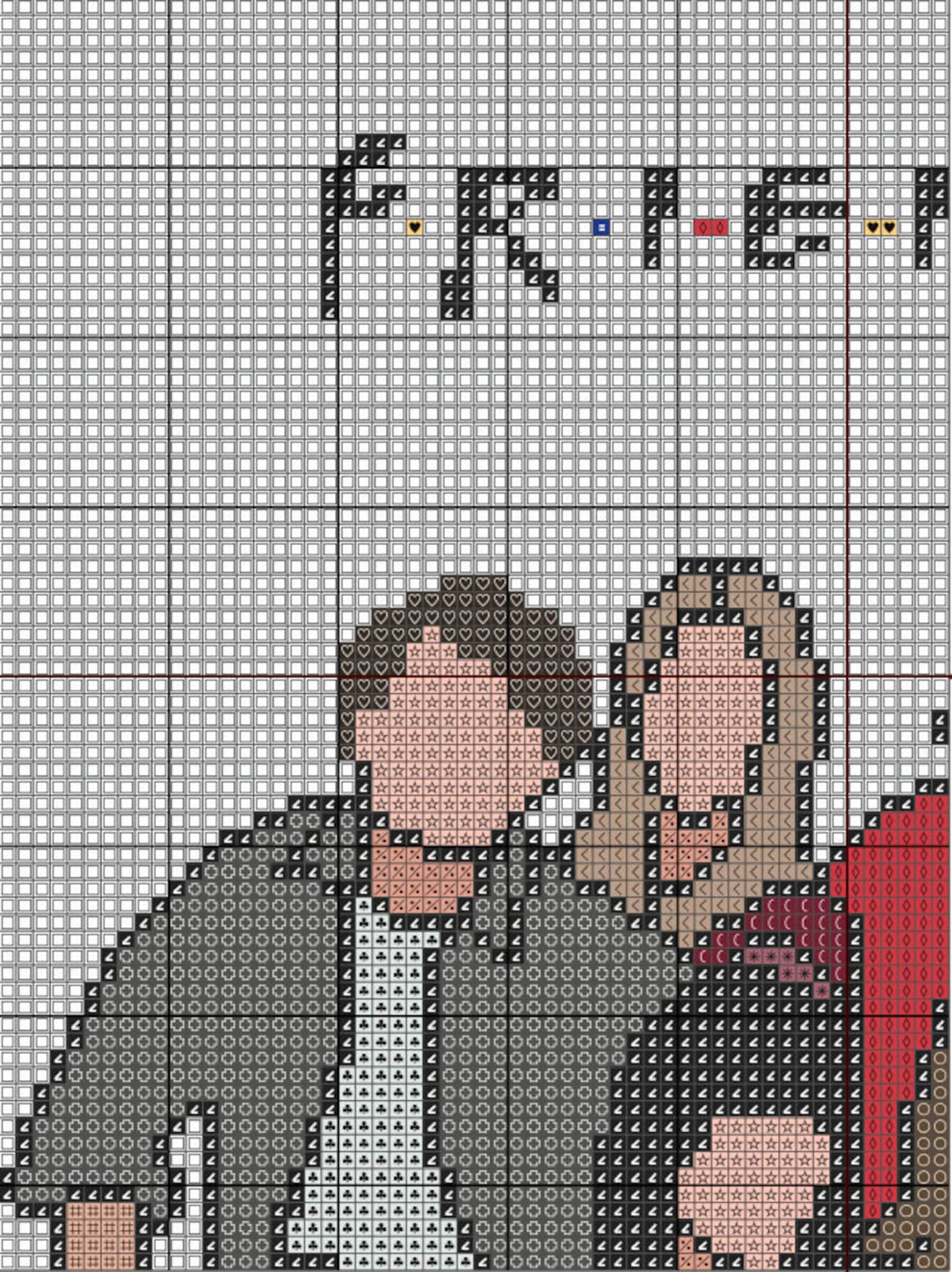 Friends Cross Stitch Pattern. PDF Pattern - Etsy