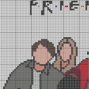Friends Cross Stitch Pattern. PDF Pattern - Etsy