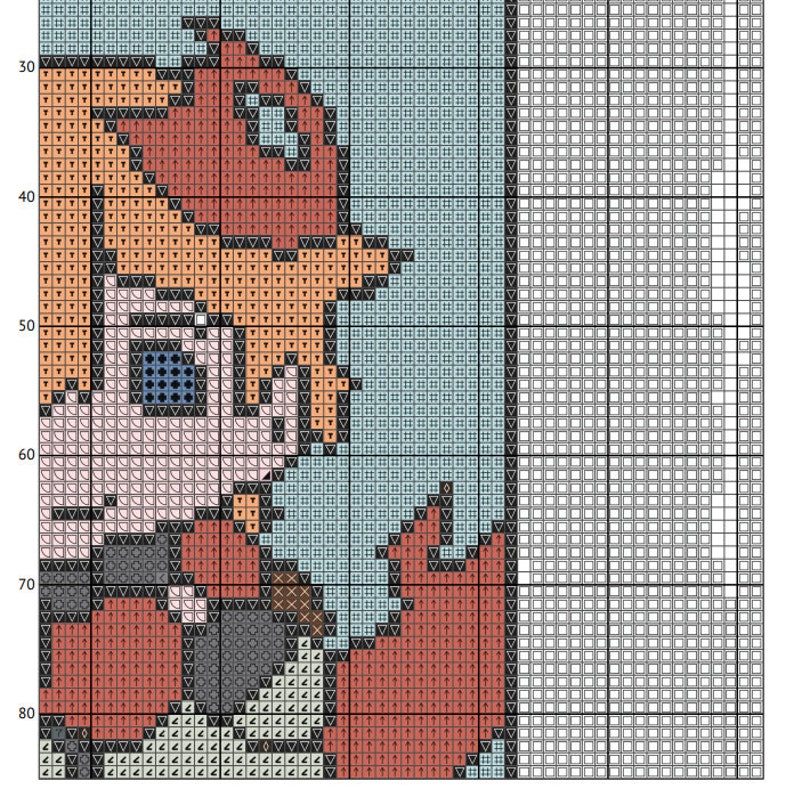 Genshin Impact Cross Stitch Pattern - Etsy