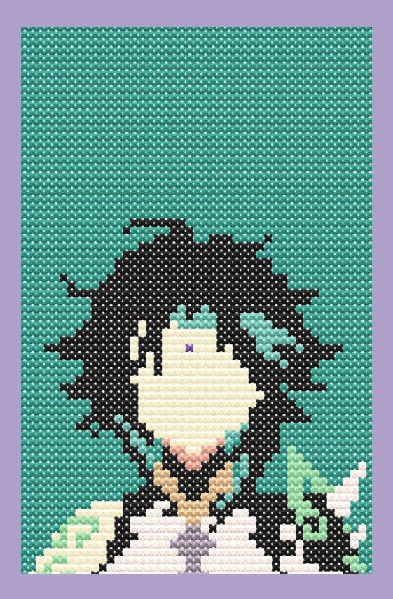 Xiao. Genshin Impact Cross Stitch Pattern. PDF Pattern - Etsy
