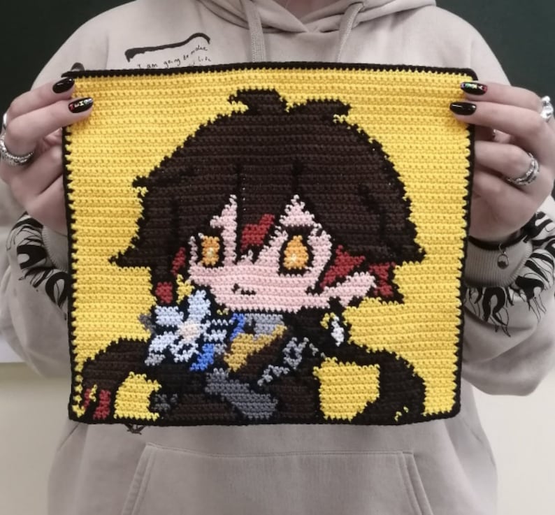 Genshin Impact Cross Stitch Pattern - Etsy