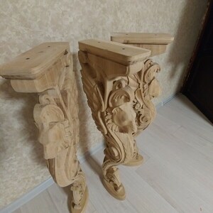 Wooden Shelf Carved Wooden Lion Statue Unique Griffin Kitchen - Etsy