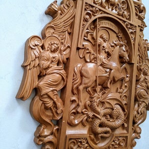 Saint George Picture, St. George Icon, Gift for Him, Gift for Mom, Dad ...