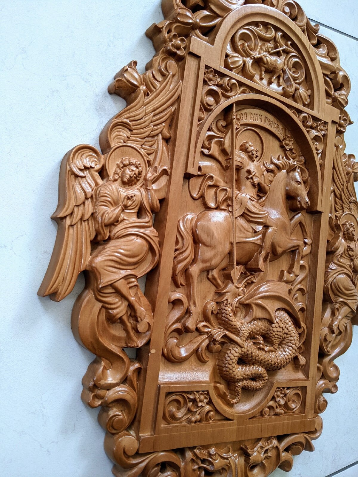 Saint George Picture St. George Icon Gift for Him Gift for - Etsy