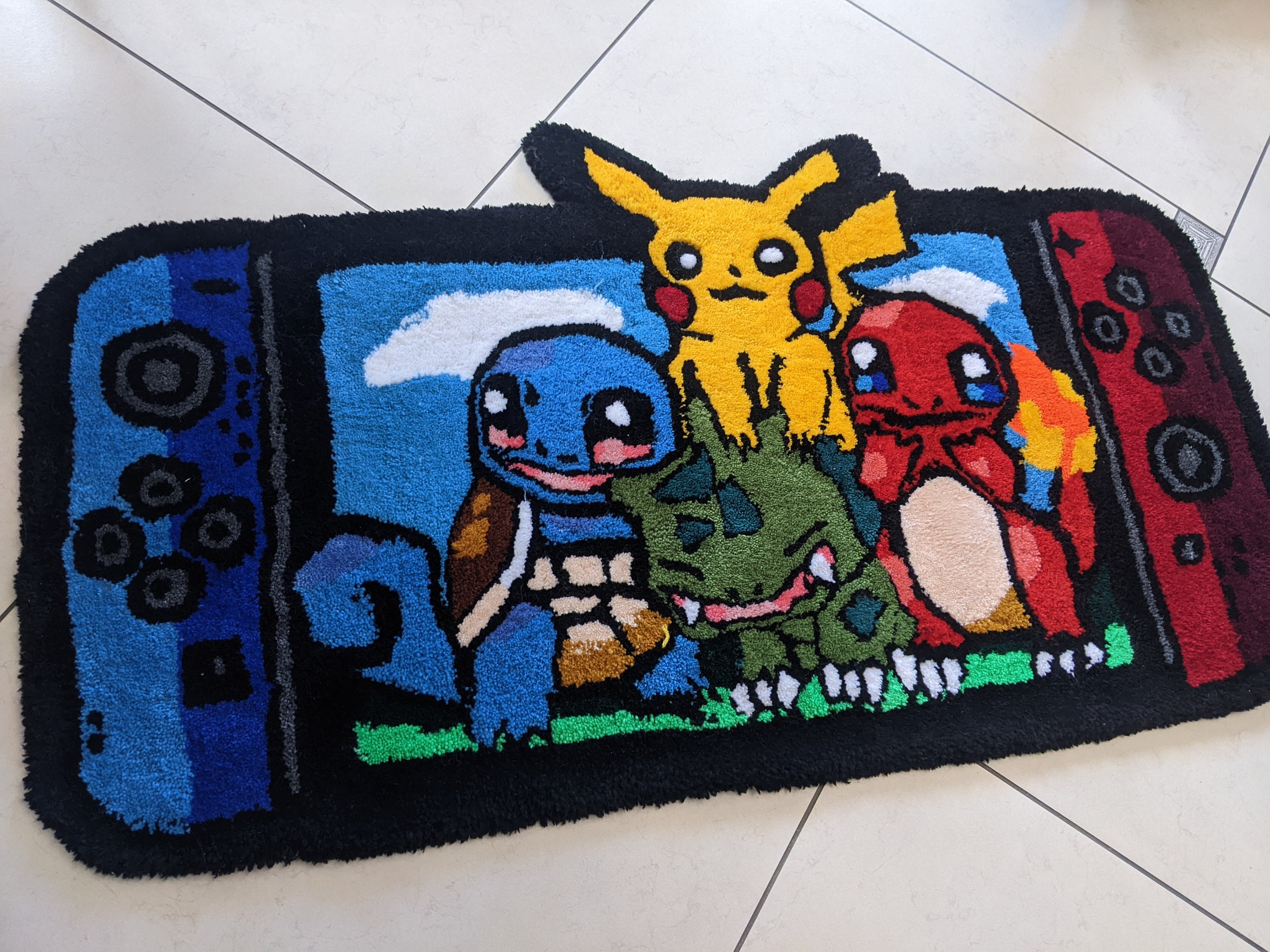 Anime Pokemon Game Handmade Custom Tufted Rug - Etsy