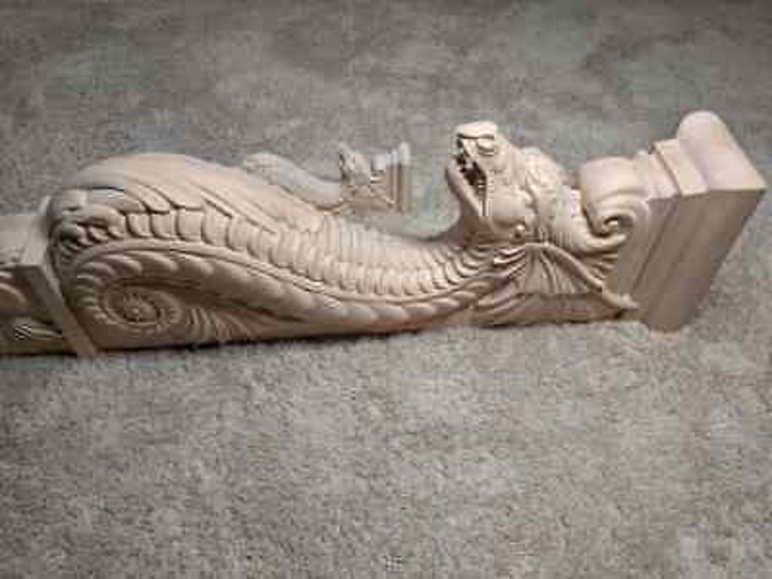 Large Wall Corbel Carved Wooden Dragon Corbel Unique Wall - Etsy