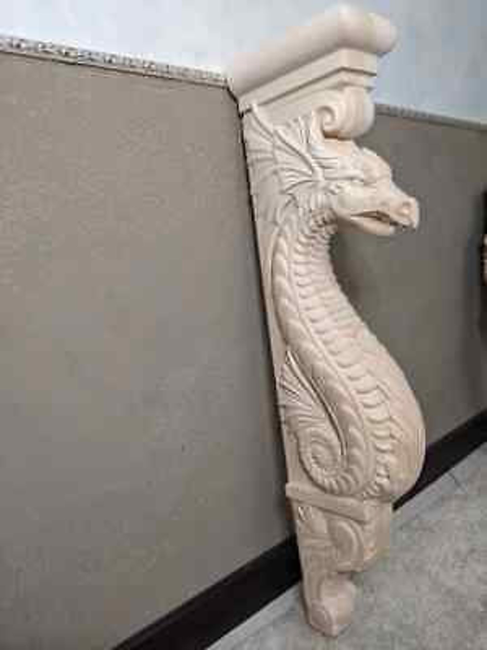 Large Wall Corbel Carved Wooden Dragon Corbel Unique Wall - Etsy