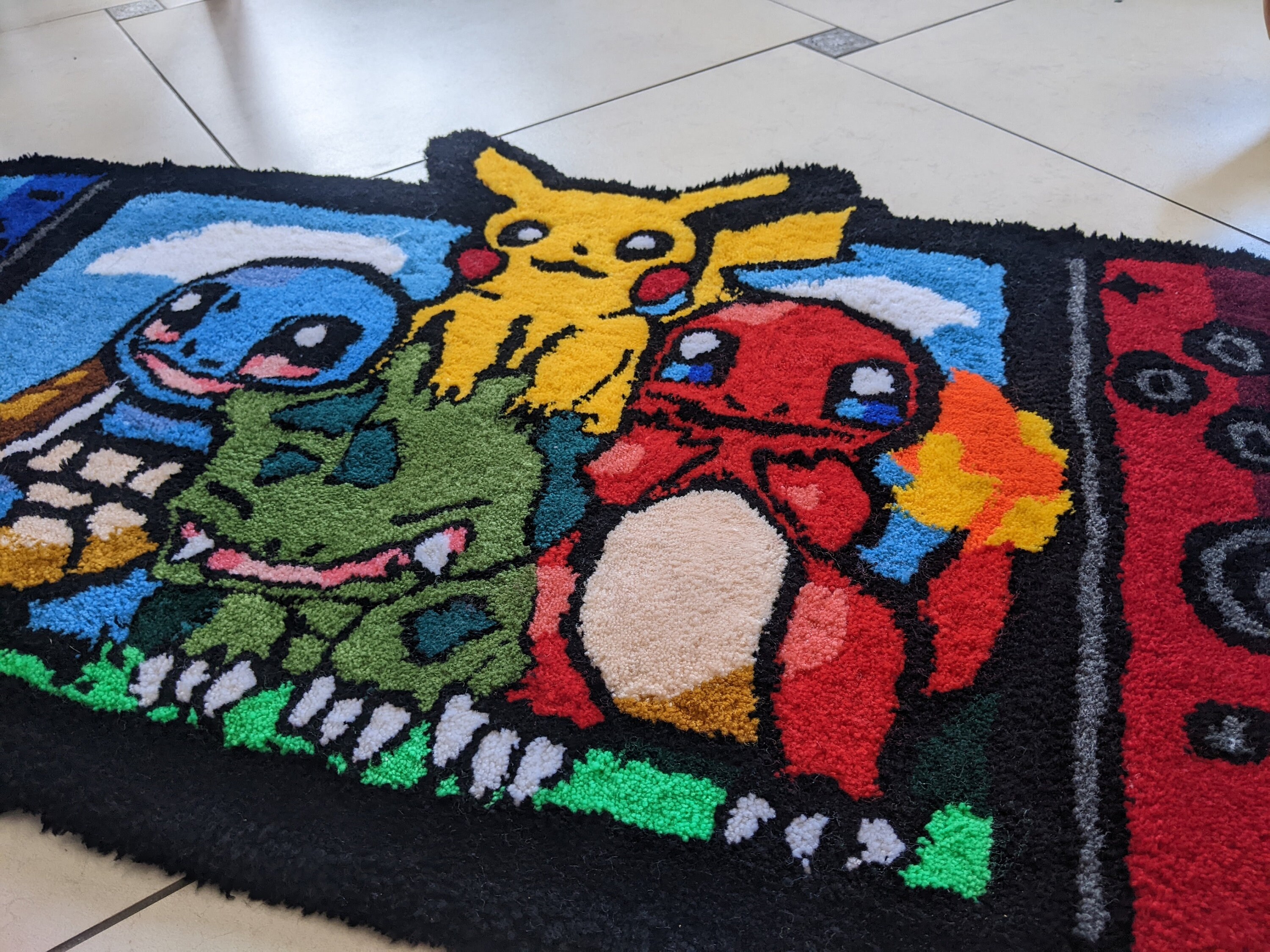 Anime Pokemon Game Handmade Custom Tufted Rug - Etsy