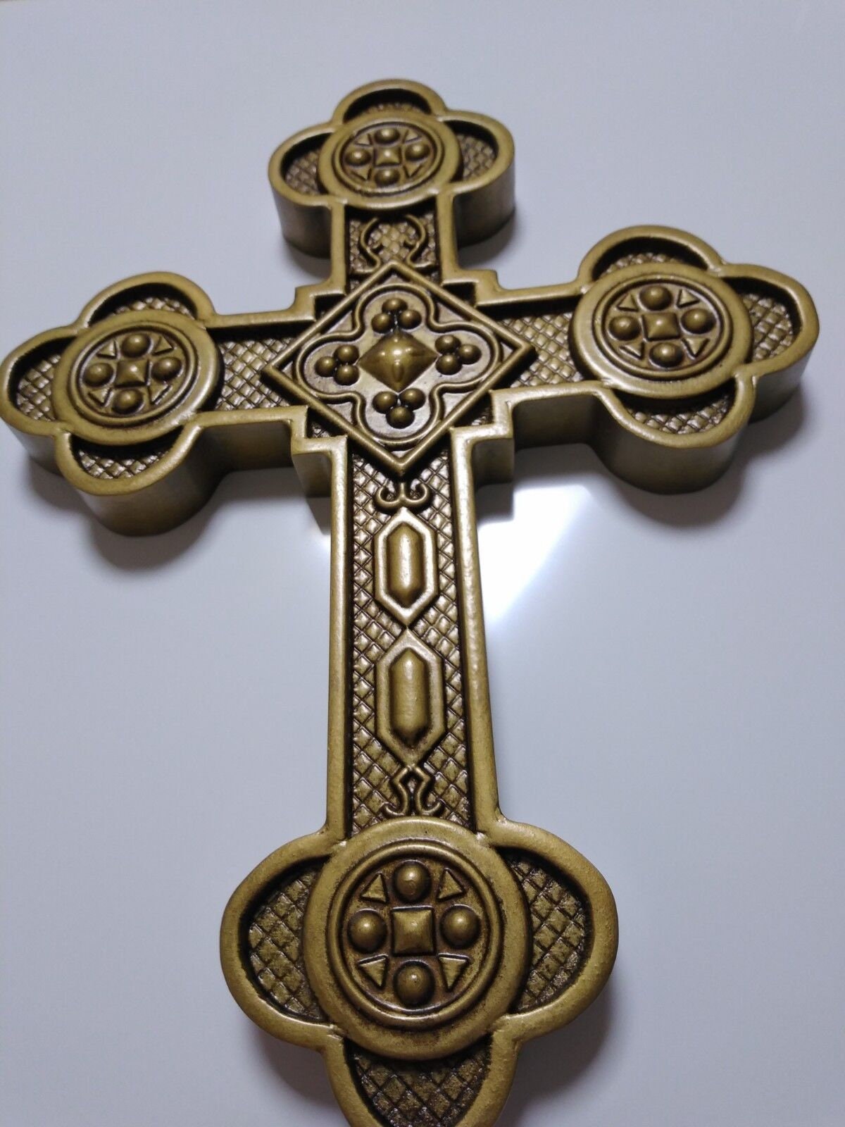 Large Wall Cross. Byzantine Antiochian Carved Wooden Cross. Gift for ...