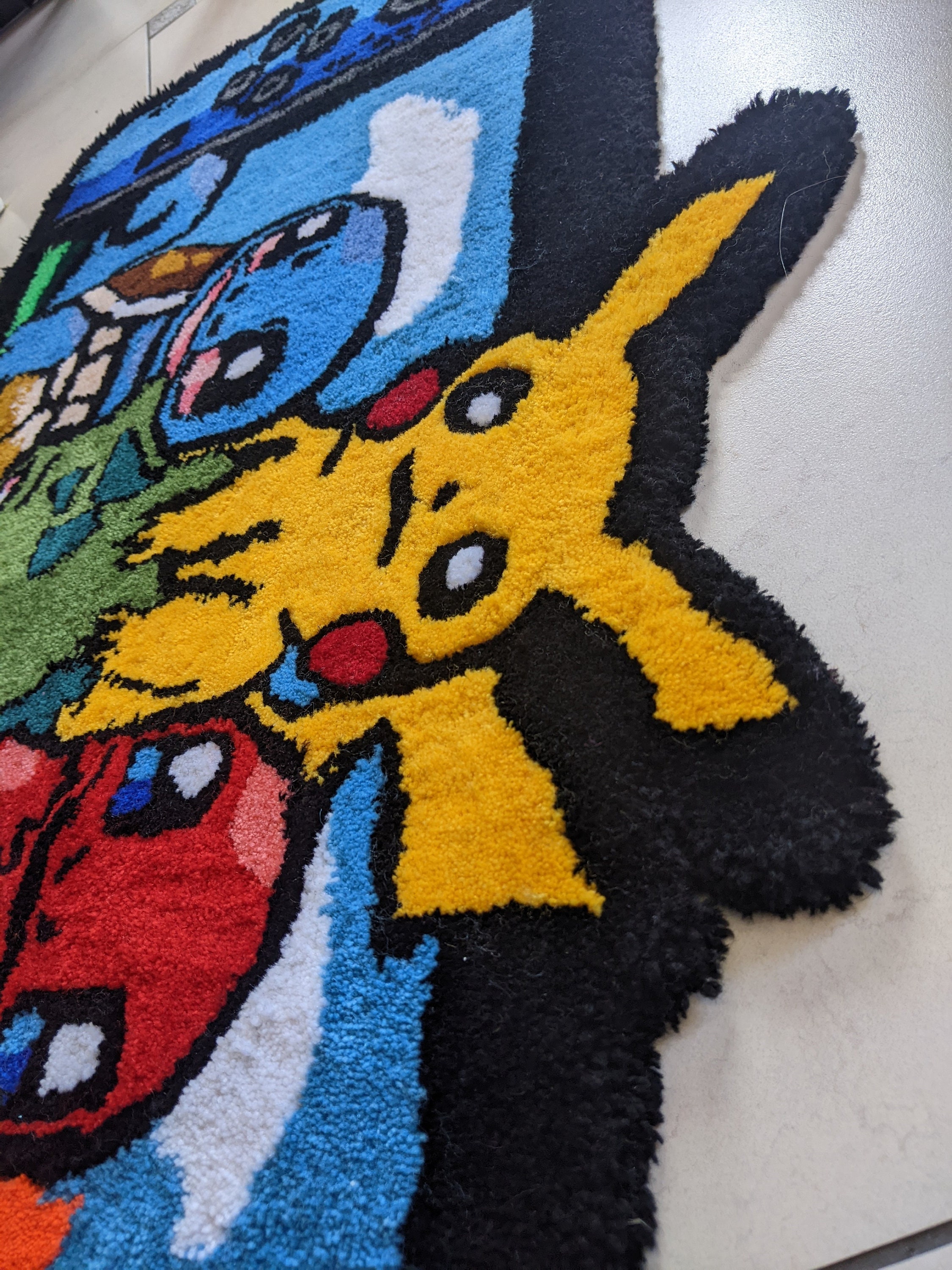 Anime Pokemon Game Handmade Custom Tufted Rug - Etsy