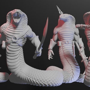 Yuan-ti Abomination Brood | Snakefolk | Yuan Ti | Malison Tabletop ...