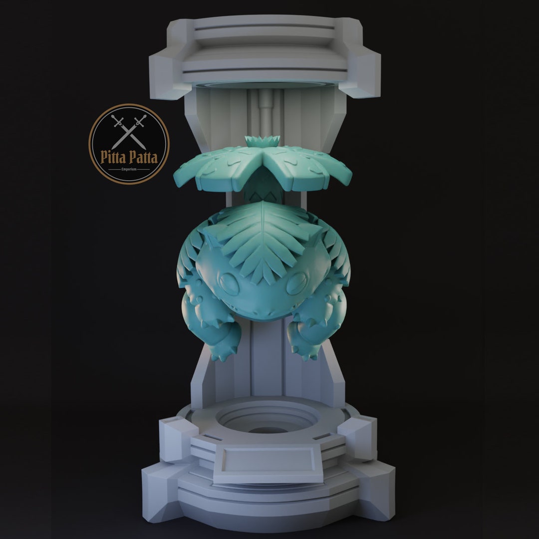 Venusaur in Stasis 3D Printed Resin Pokemon Statue 100mm / 150mm - Etsy