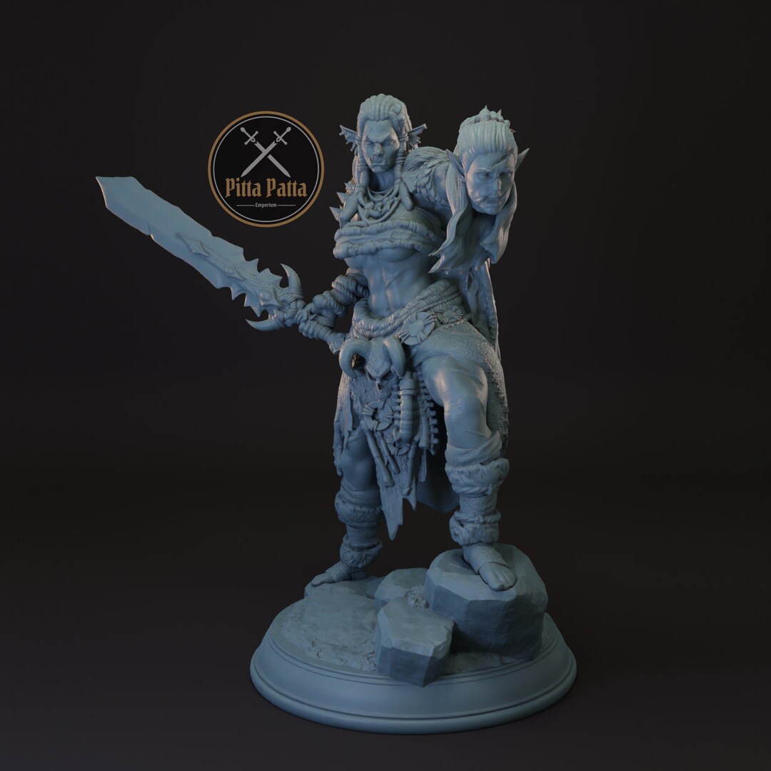 Orc | Half-orc Female Barbarian Leader | Raider | Savage -brakaza ...