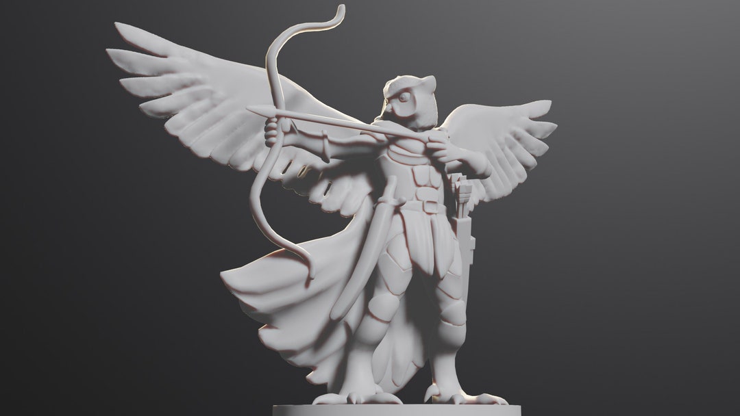 Owlin | Owlrakokra | Owlfolk |aarakokra Ranger Tabletop Miniature for ...