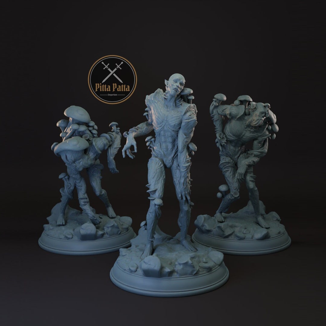 Fungal Zombie | Spore Servant Tabletop Miniature for Dungeons and ...