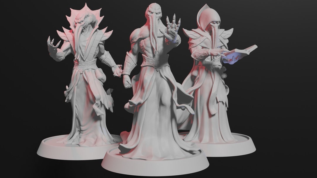 Mind Flayer Illithid Ulitharid Alhoon Cthulu Tabletop - Etsy