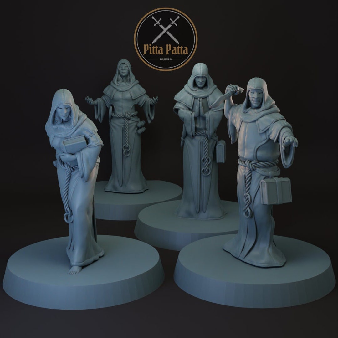 Cultists | Priests | Assassins | Acolytes Tabletop Miniatures for ...