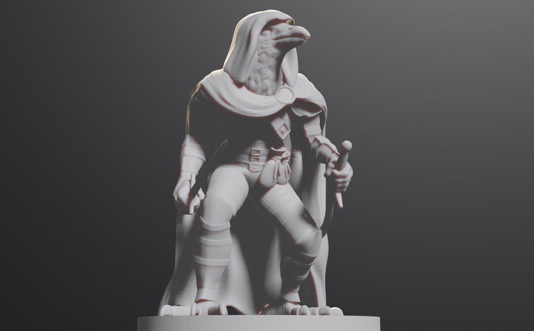 Kenku | Tengu | Aarakokra Rogue Tabletop Miniature for Dungeons and ...