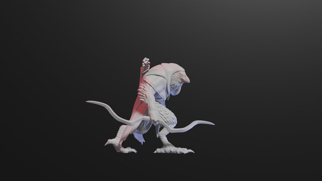 Kenku Tengu Aarakokra Ranger Rogue Fighter Tabletop Miniature for ...