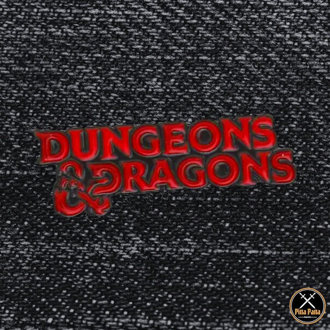 Dungeons and Dragons Logo Enamel Pin Badge Dungeons and Dragons Dnd ...