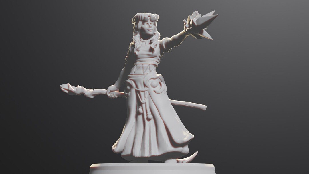 Tiefling Female Warlock | Sorcerer | Wizard | Druid Miniature for ...