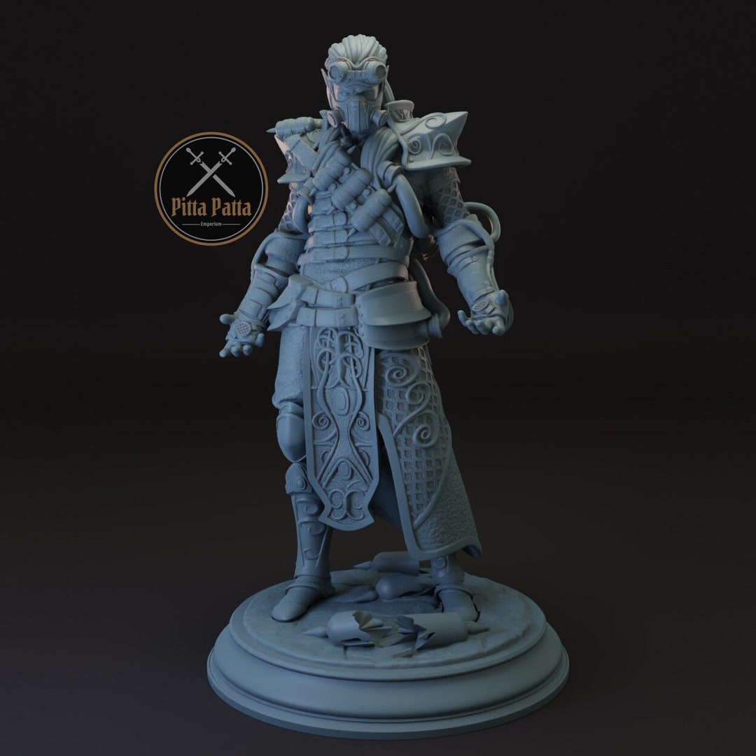 Elf Half-elf Artificer Wizard Rogue netros levelled Tabletop Miniature ...