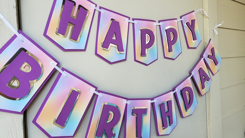 Custom Tie Dye Birthday Banner: Personalized Party Decor, Party ...