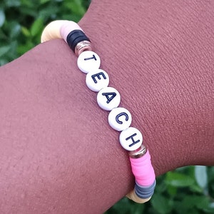 Back 2 School Teacher Gift. Pencil Friendship Bracelet. End of School ...