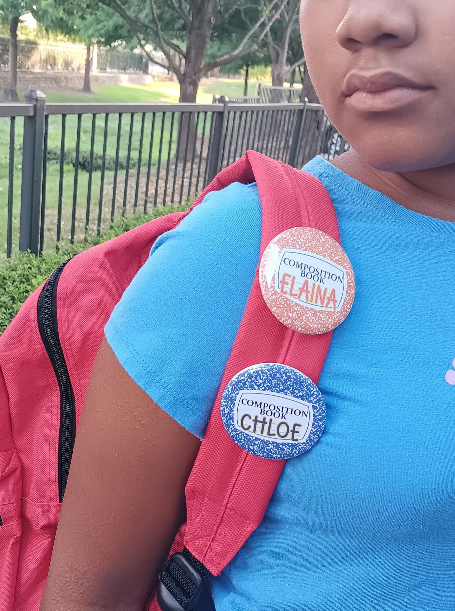 Buttons for Back to School Accessories Notebook Pin Backpack Button ...