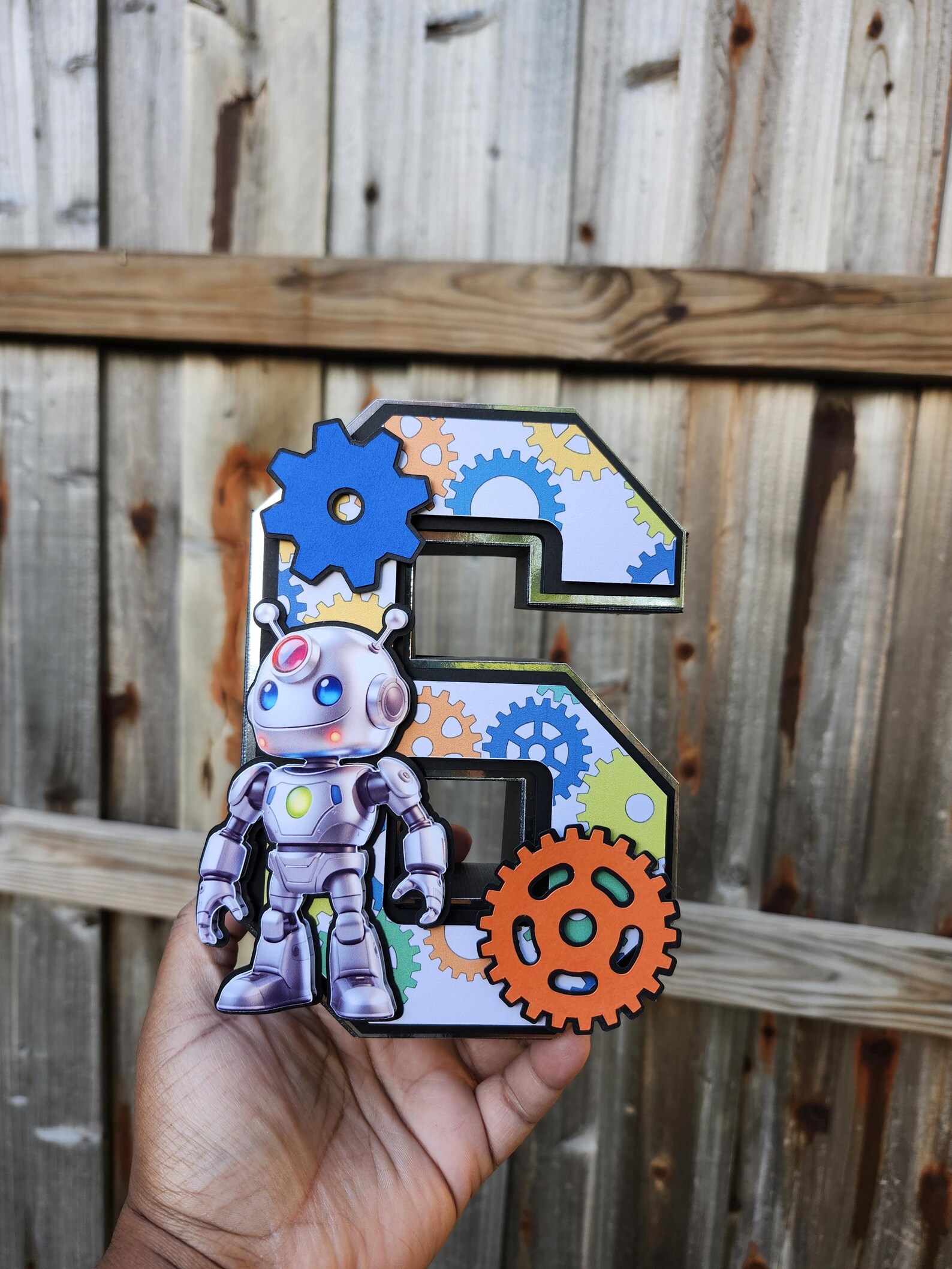 Robot Theme 3D Letter. Robot Party Decoration. Robot Birthday. 3D ...