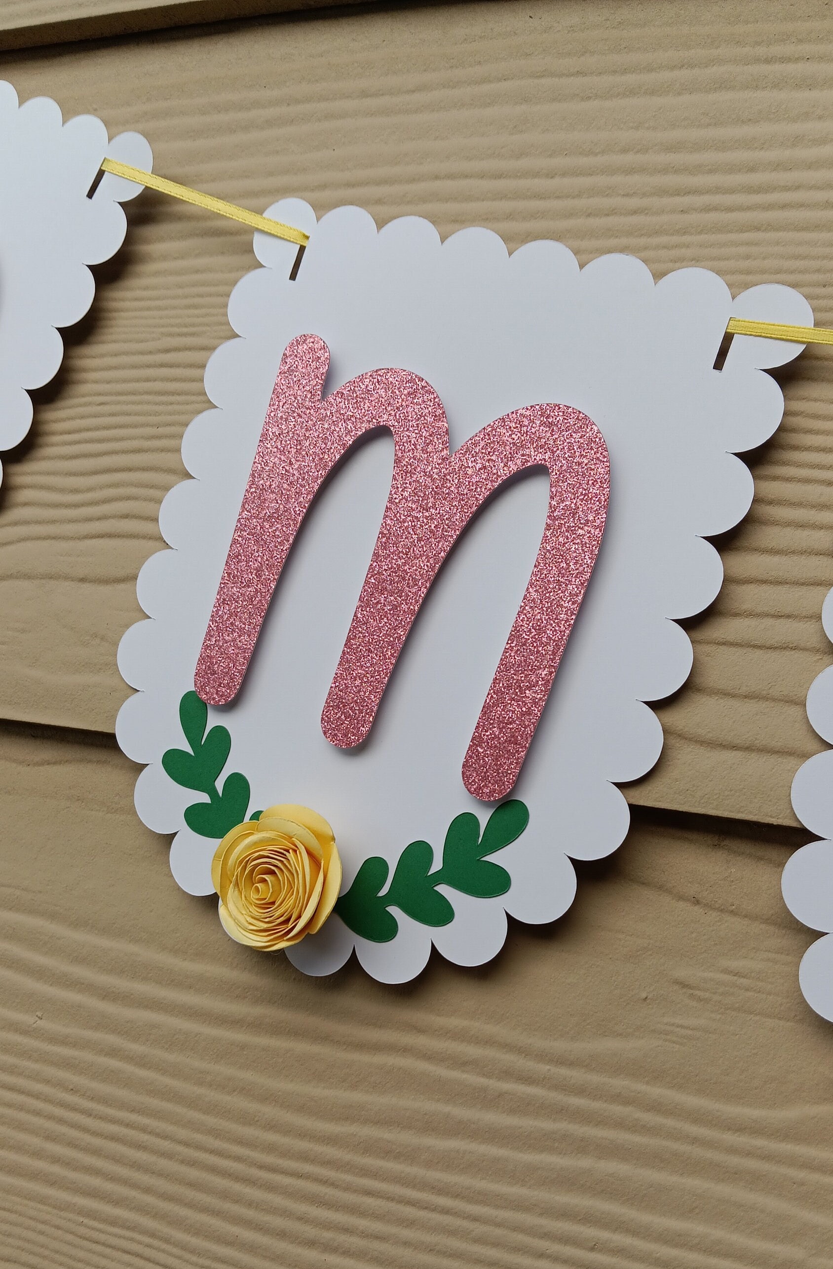 Muffins With Mom Banner: Glitter Cardstock Mother's Day Decor. Mom's ...