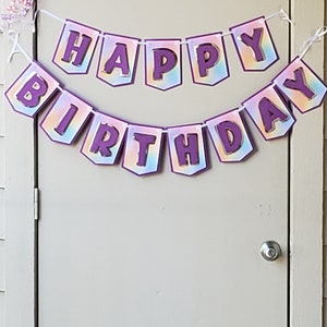 Custom Tie Dye Birthday Banner: Personalized Party Decor, Party ...