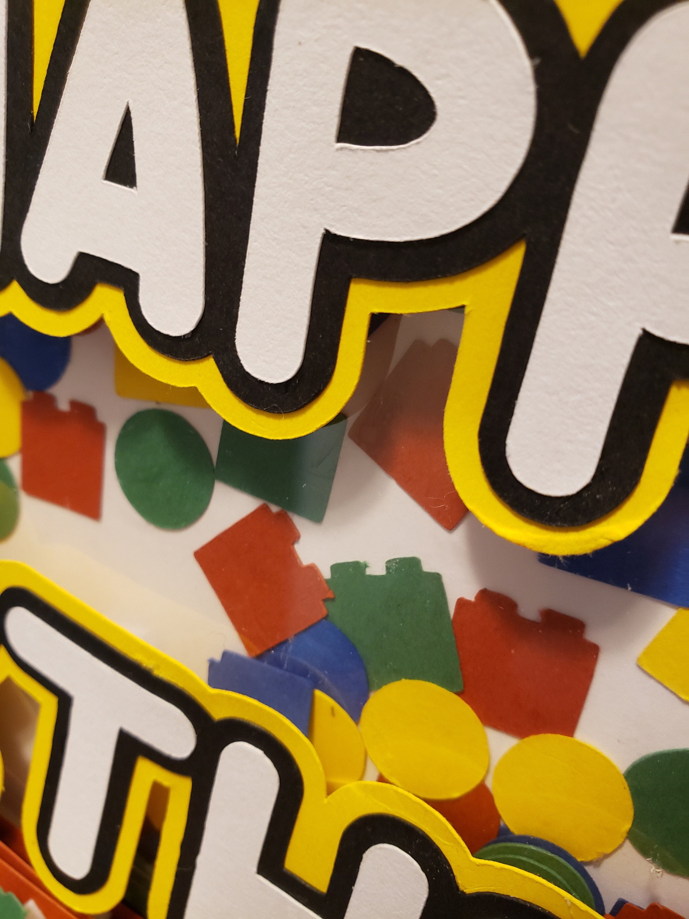Building Blocks Themed Birthday Cake Topper. Happy Birthday. - Etsy