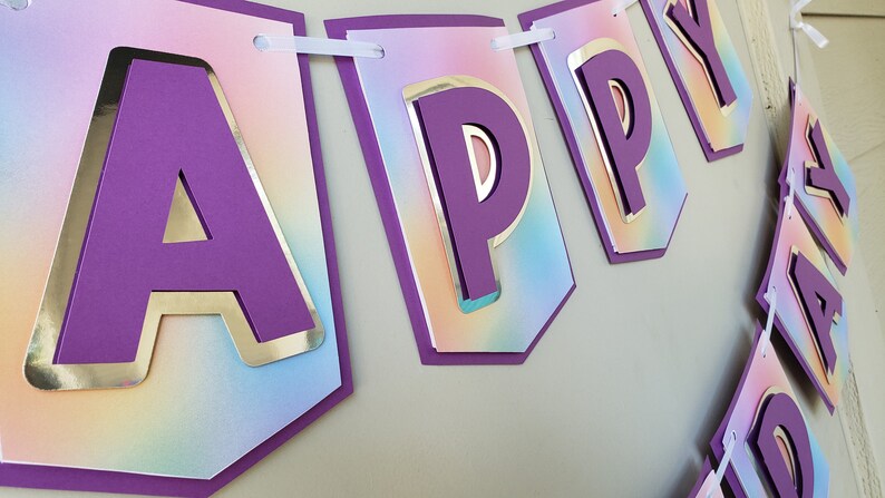 Birthday Banner, Personalized Banner, Tie Dye Banner, Birthday Garland ...