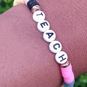 Back 2 School Teacher Gift. Pencil Friendship Bracelet. End of School ...