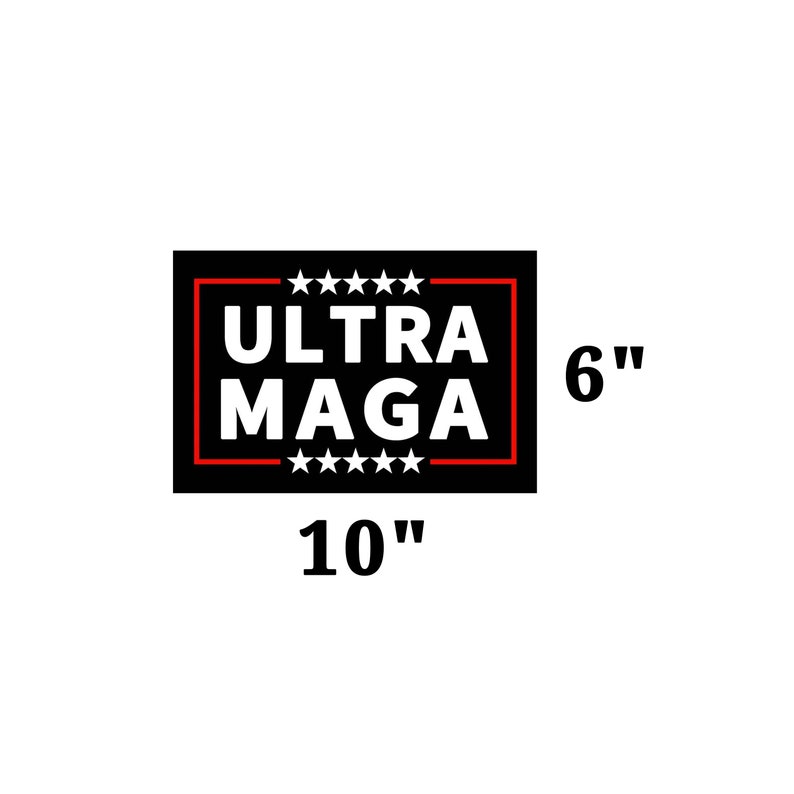 ULTRA MAGA Bumper Sticker Made in the USA - Etsy