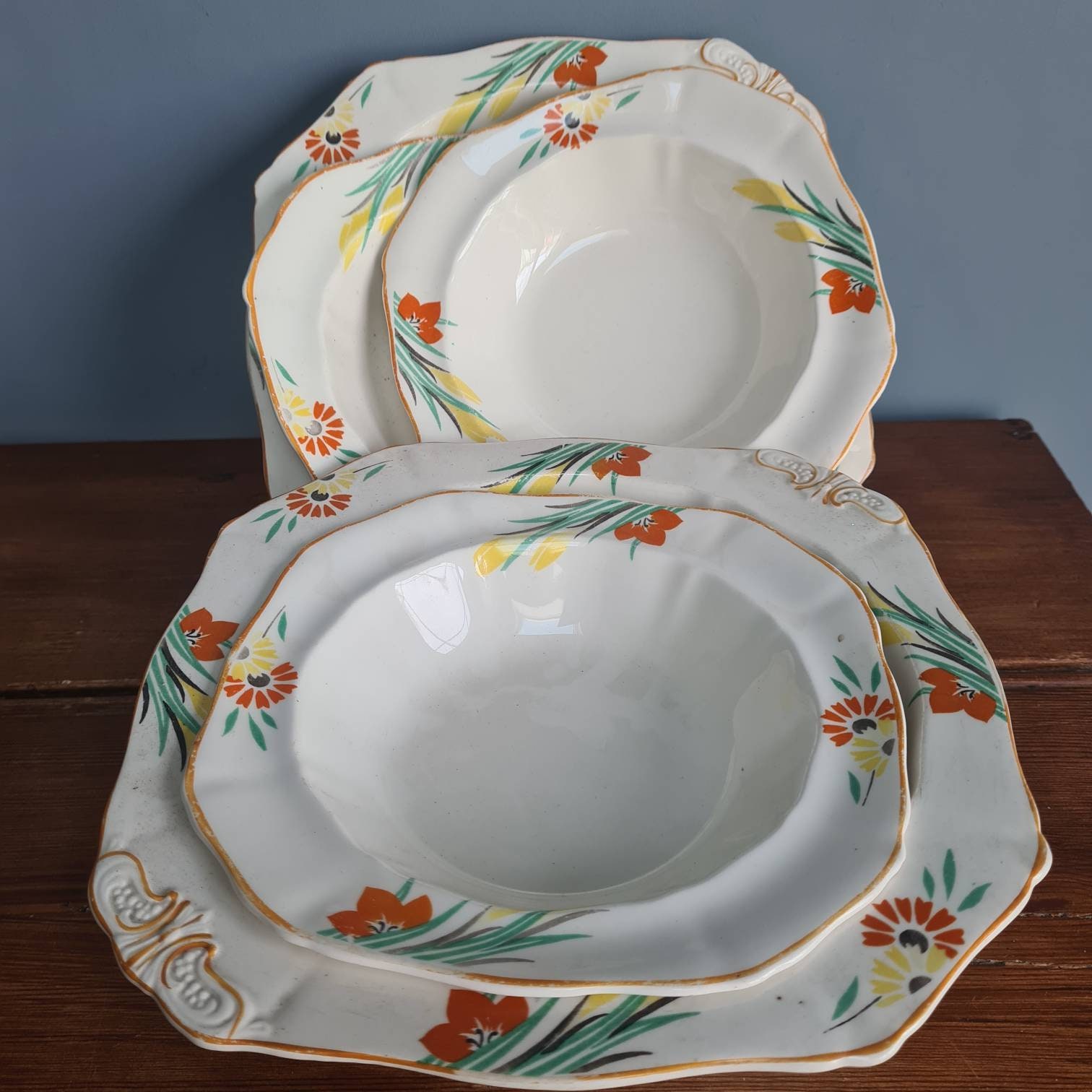 Vintage Alfred Meakin "harmony" Shape Serving Bowls and Dishes - Etsy UK