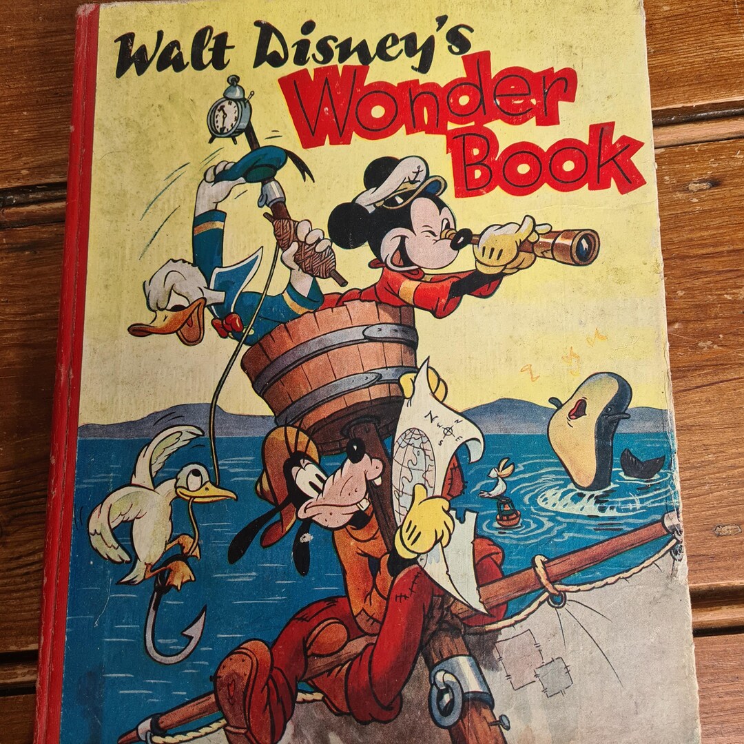 Vintage 1949 Walt Disney's Wonder Book - Etsy