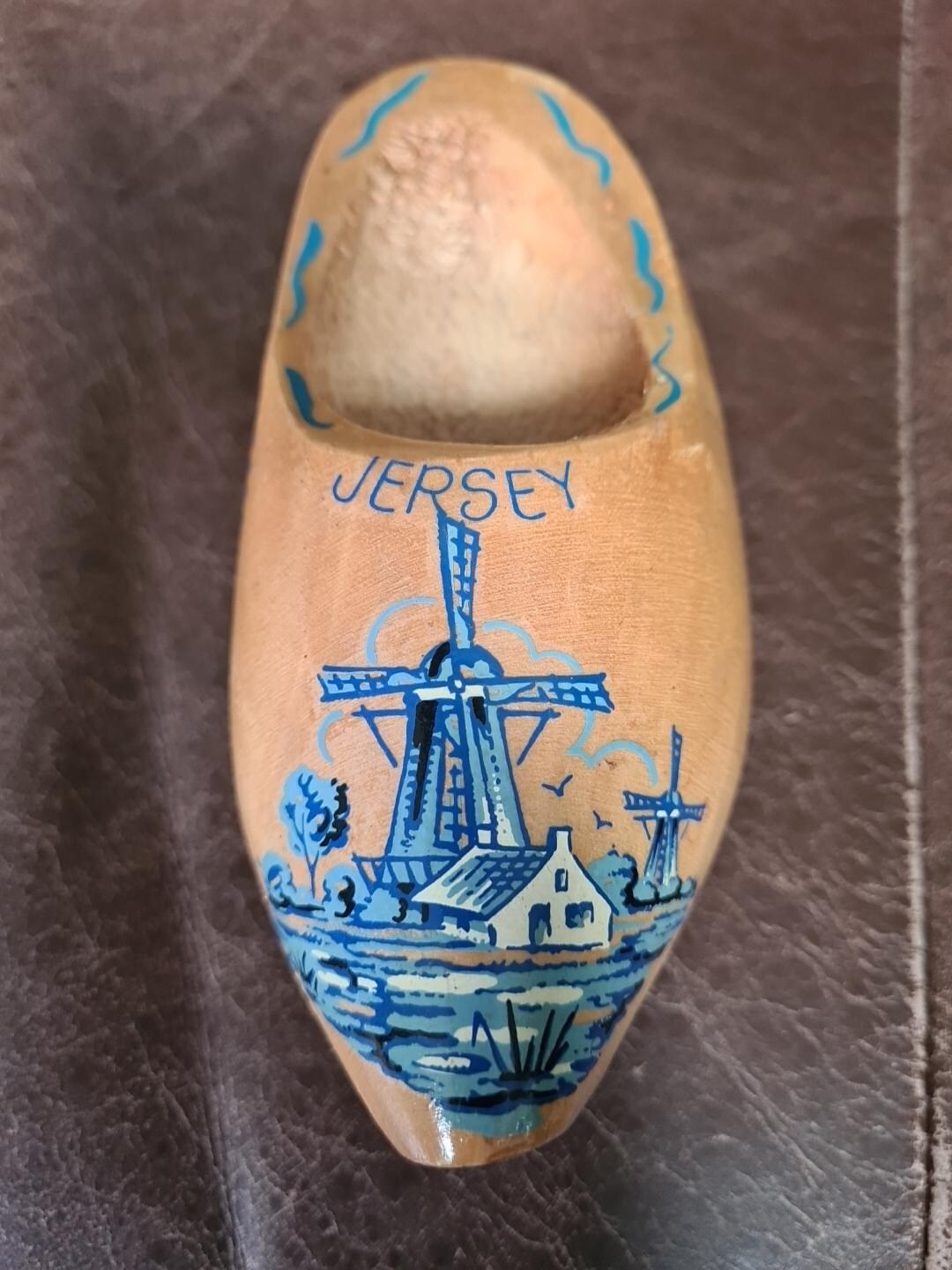 Vintage Wooden Handpainted Windmill Clog (jersey) - Etsy