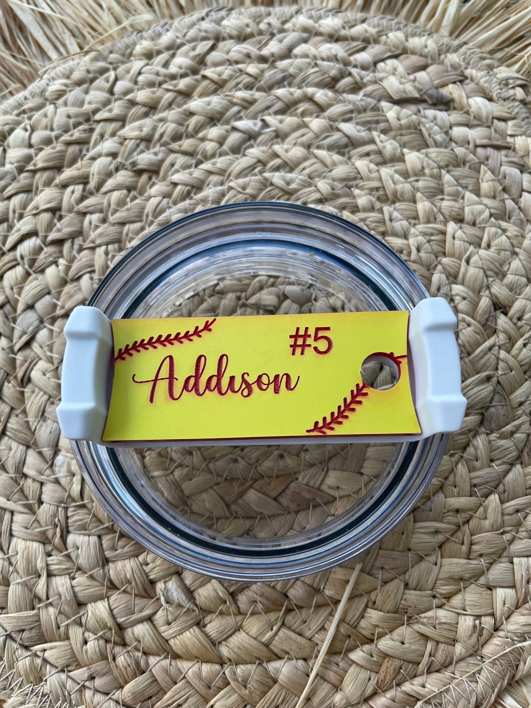 Stanley Softball Personalized Tumbler Tags 30 and 40oz Tags Softball ...