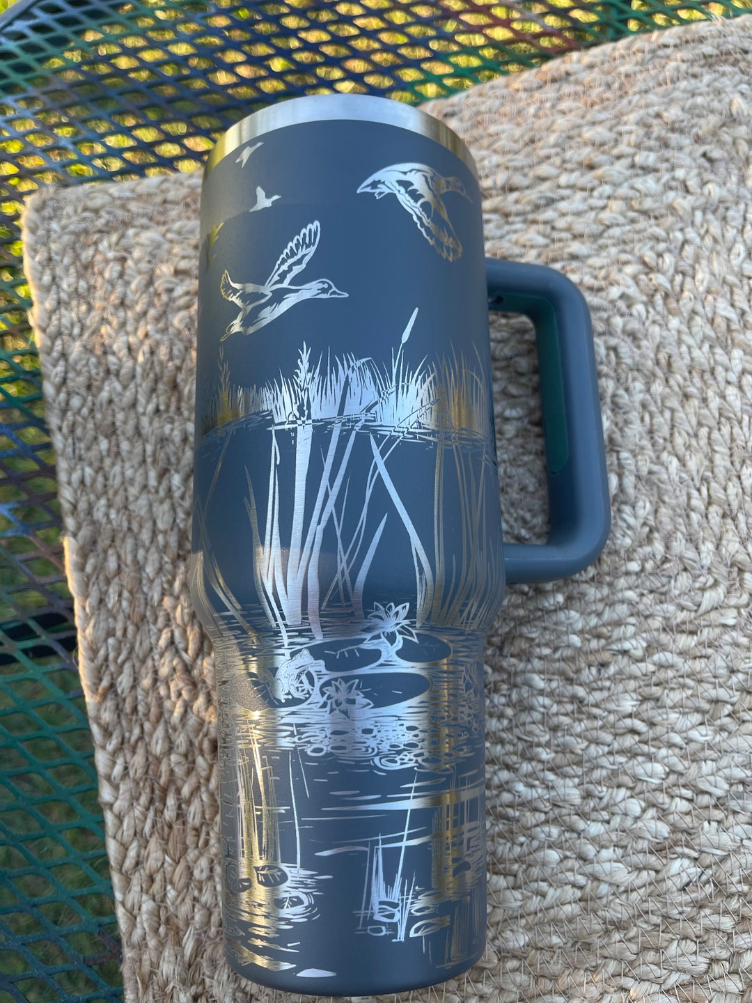 30 Laser Engraved Yeti Rambler no Handle, Duck Hunters Paradise Gift ...