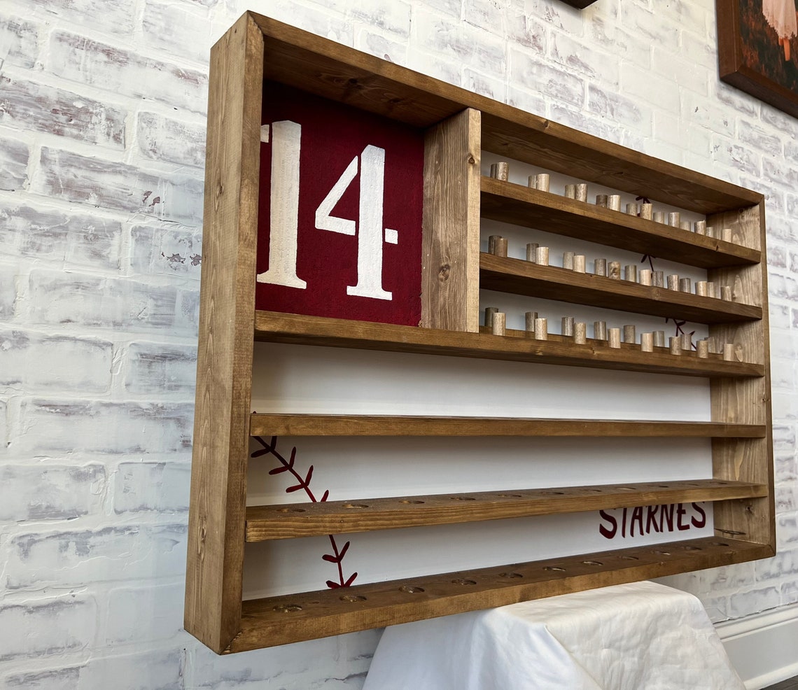 American Flag Baseball Ball & Ring Holder - Etsy