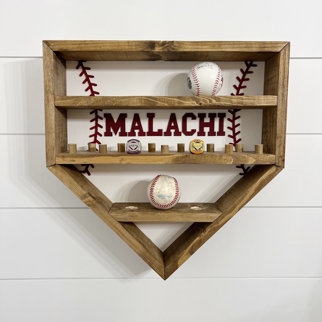 Baseball Ring and Ball Display Holder - Etsy