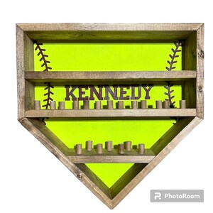 Softball Ring and Ball Display Holder - Etsy