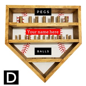 Softball Ring and Ball Display Holder - Etsy