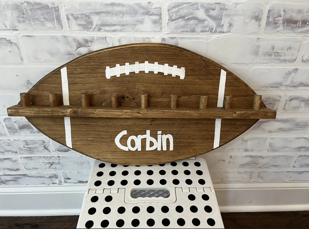 Football Ring Display for Wall - Etsy