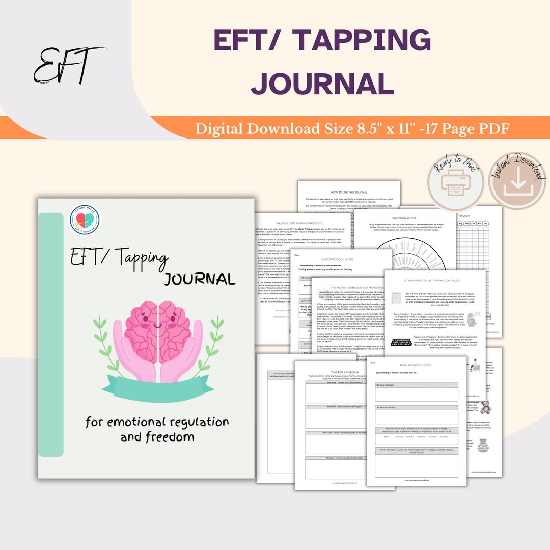 EFT/ Tapping Journal - PDF Download Emotional Freedom Techniques Adults ...