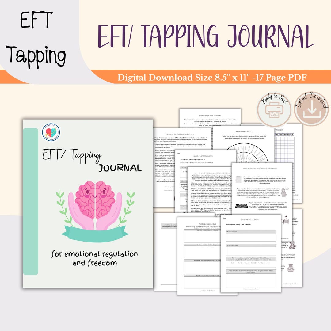 EFT/ Tapping Journal - PDF Download Emotional Freedom Techniques Adults ...