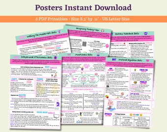 DBT Emotion Regulation Coping Skills Printable Handout Poster - Etsy