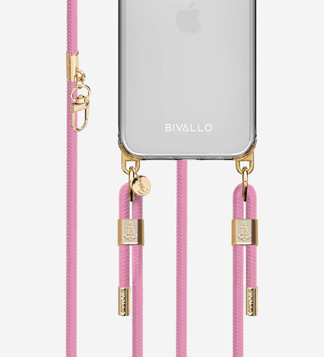 Light Pink Color Stylish Cell Phone Straps, Cell Phone Chain Eyelets ...
